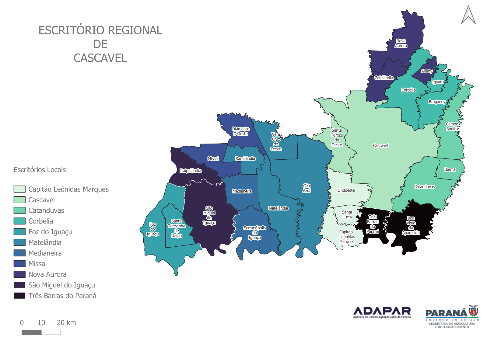Escritório Regional de Cascavel | Agência de Defesa Agropecuária do ...