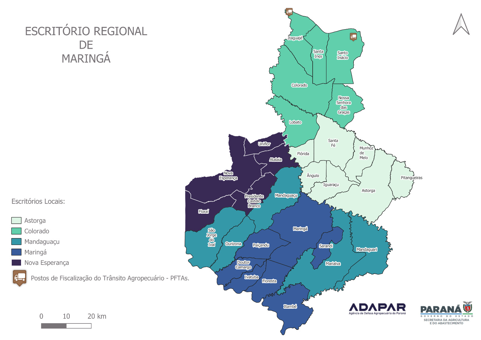 Escritório Regional de Maringá | Agência de Defesa Agropecuária do ...